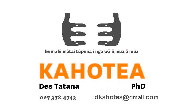 Des Kahotea (About)